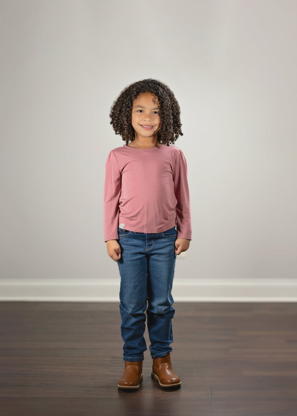 Puff Sleeve Top In Romantic Rose Twinflower Creations